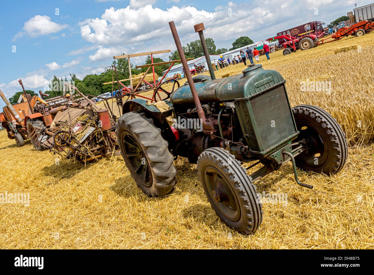 1942 Fordson N Tractor at the Starting Handle Club meeting, Norfolk, UK ...