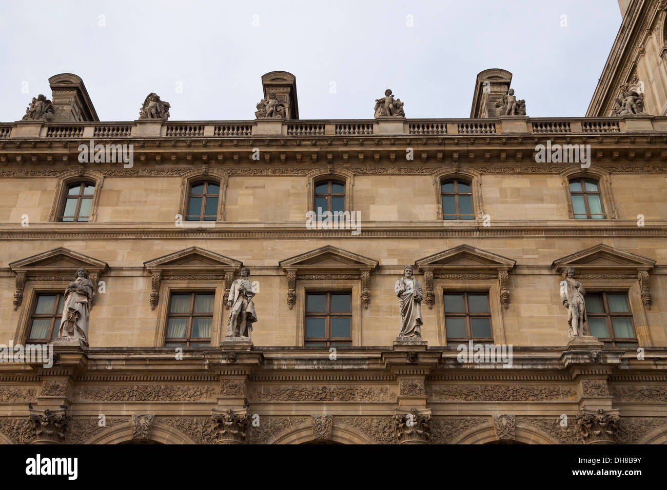 Exterior Facade of the Louvre Museum in Paris, France Stock Photo - Alamy
