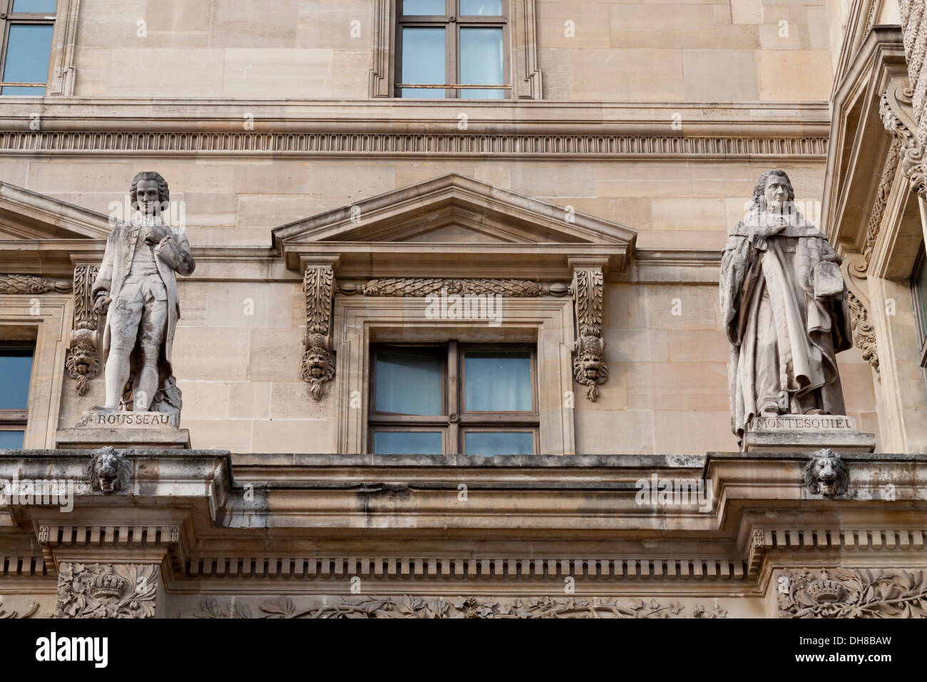 Exterior Facade of the Louvre Museum in Paris, France Stock Photo - Alamy