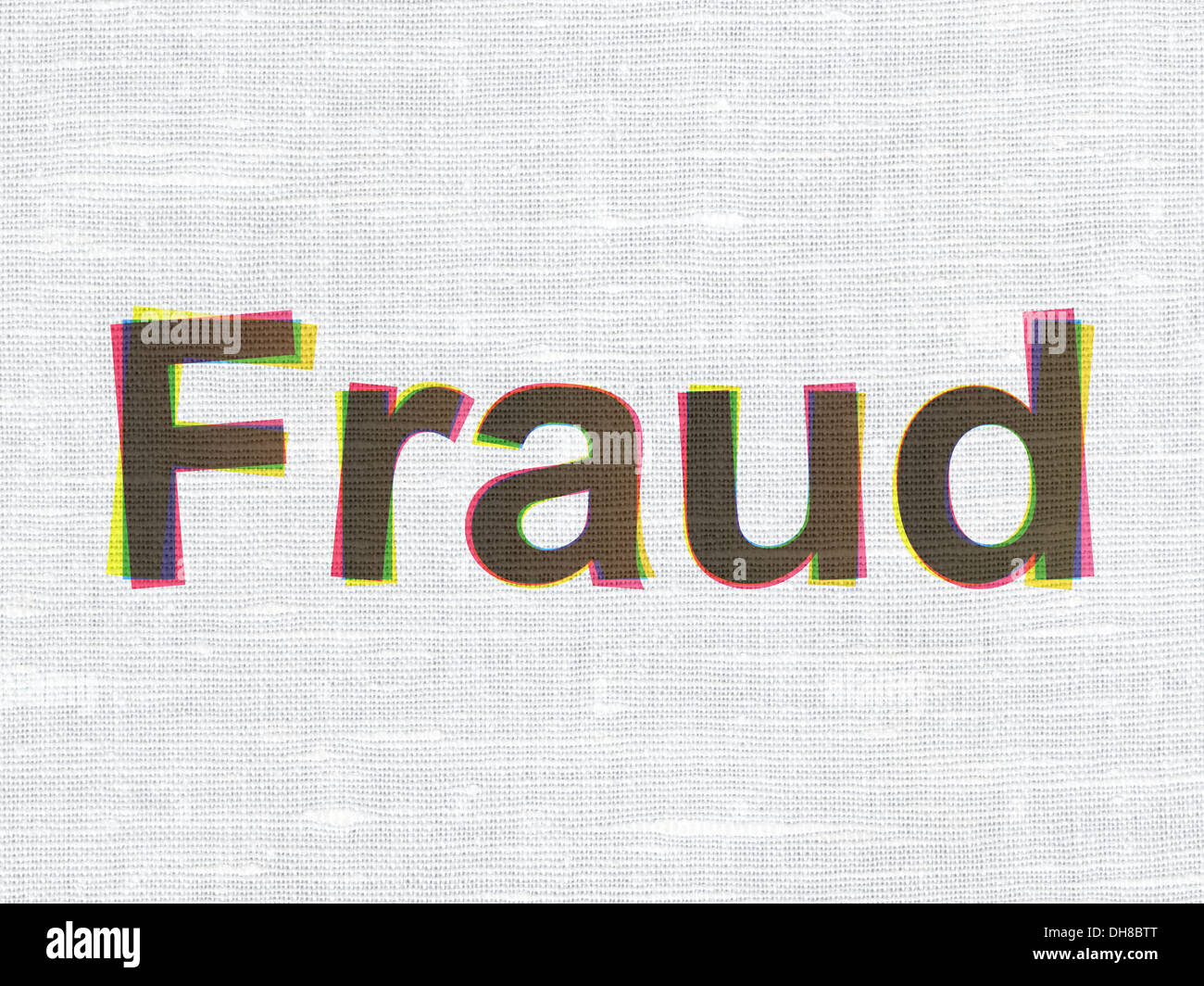 Security concept: Fraud on fabric texture background Stock Photo - Alamy