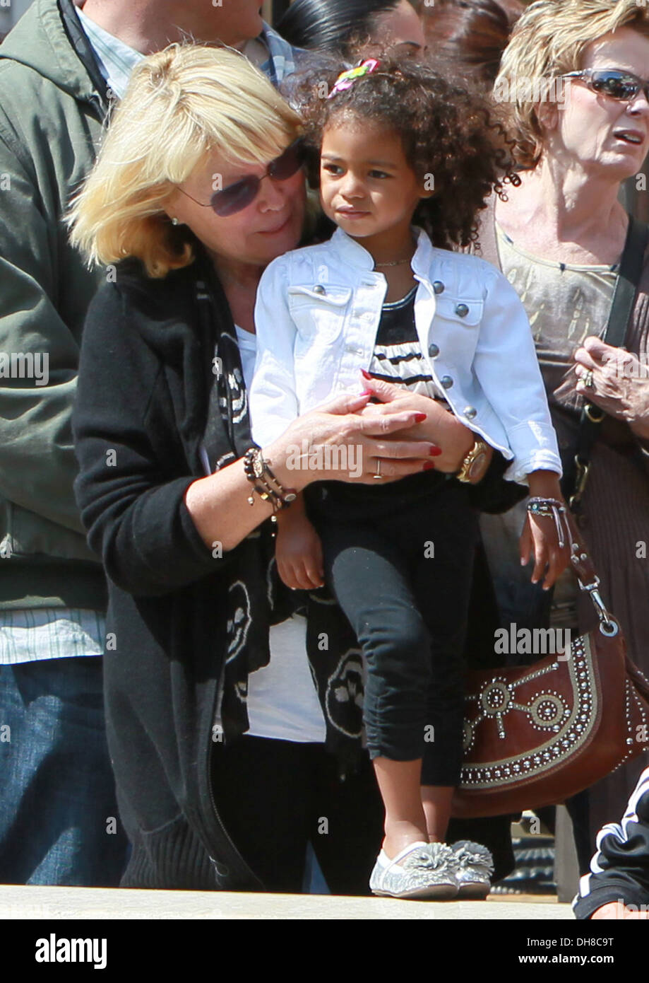 Erna Klum and Lou Sulola Samuel spend day together at Grove in West ...