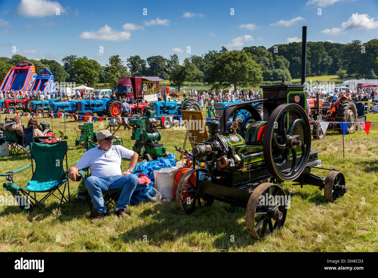 Stationary engines are display and demonstrated at the Aylsham ...