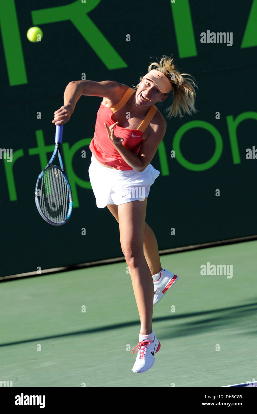 Maria Sharapova Sony Ericsson Open at Crandon Park Tennis Center ...