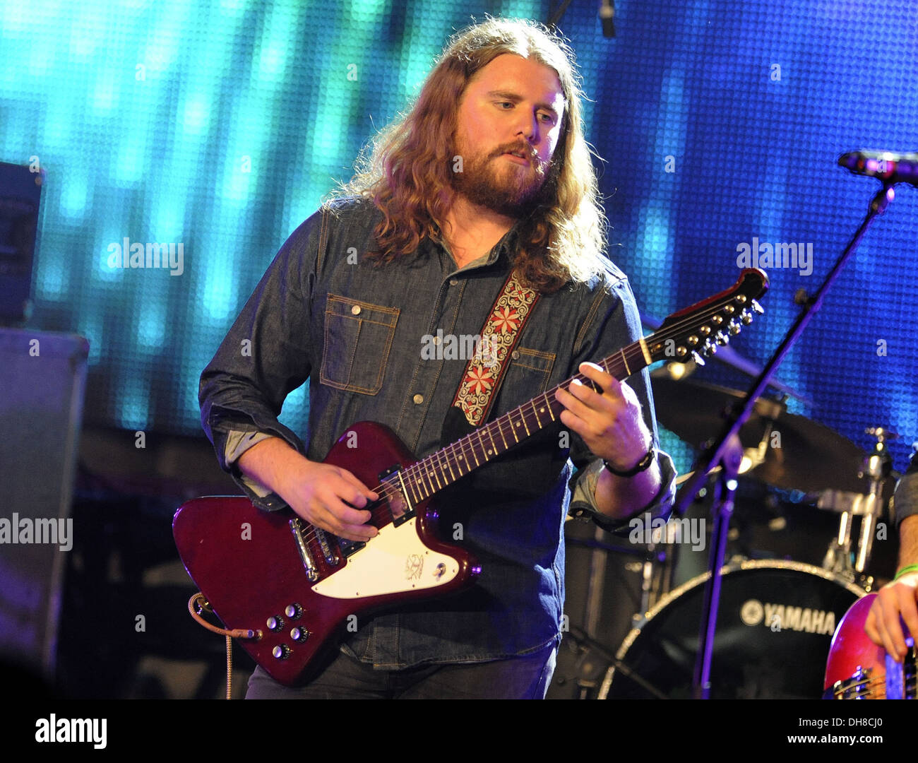 Ewan Currie of Sheepdog performs on stage with Sheepdog at 12th Annual ...