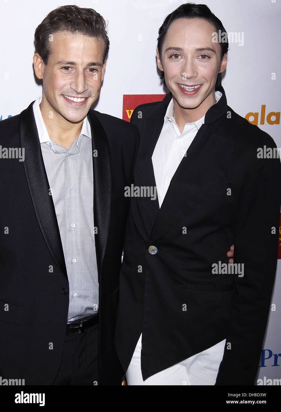 Victor Voronov and Johnny Weir 23rd Annual GLAAD Media Awards at ...