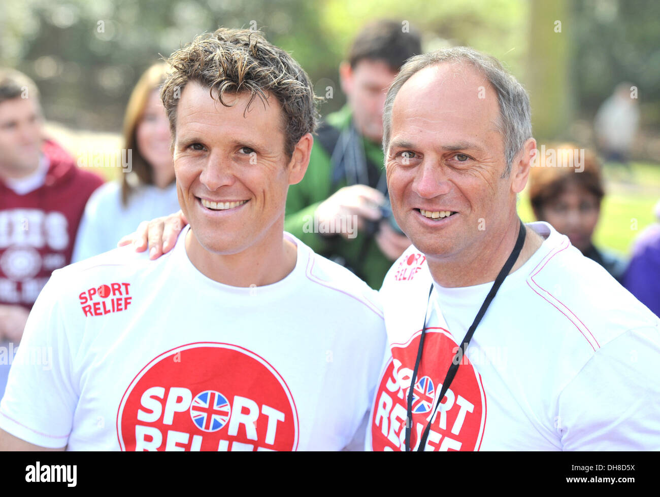 James Cracknell and Sir Steve Redgrave Sainsbury's Sport Relief Mile ...