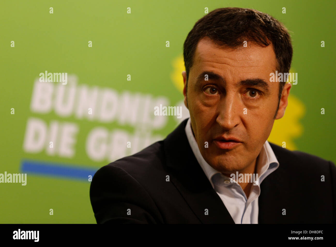 Berlin, Germany. 14th October, 2013. Cem Özdemir, chairman of Alliance ...