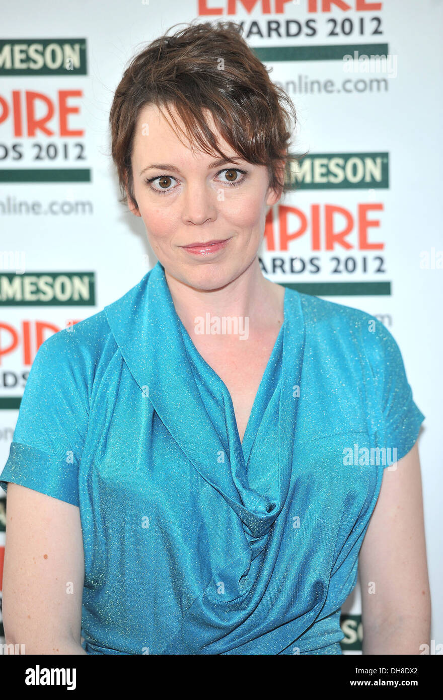 Olivia Colman 2012 Jameson Empire Awards held at Grosvenor House ...