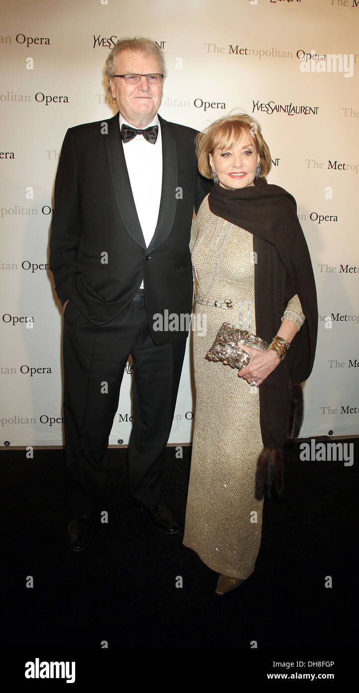 Sir Howard Stringer Barbara Walters at Metropolitan Opera's premiere of ...