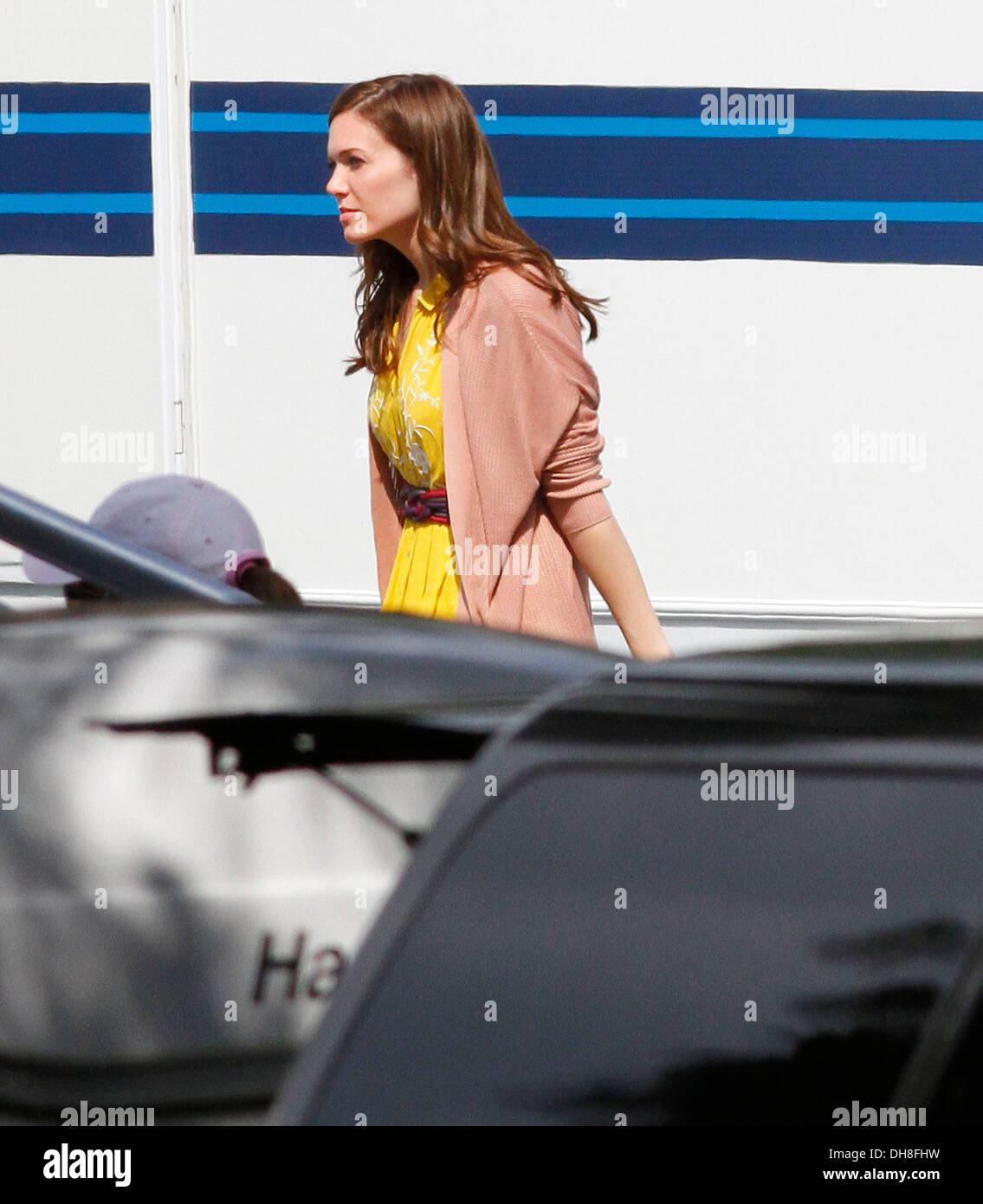 Mandy Moore on the set of a new upcoming project in Los Feliz Los ...
