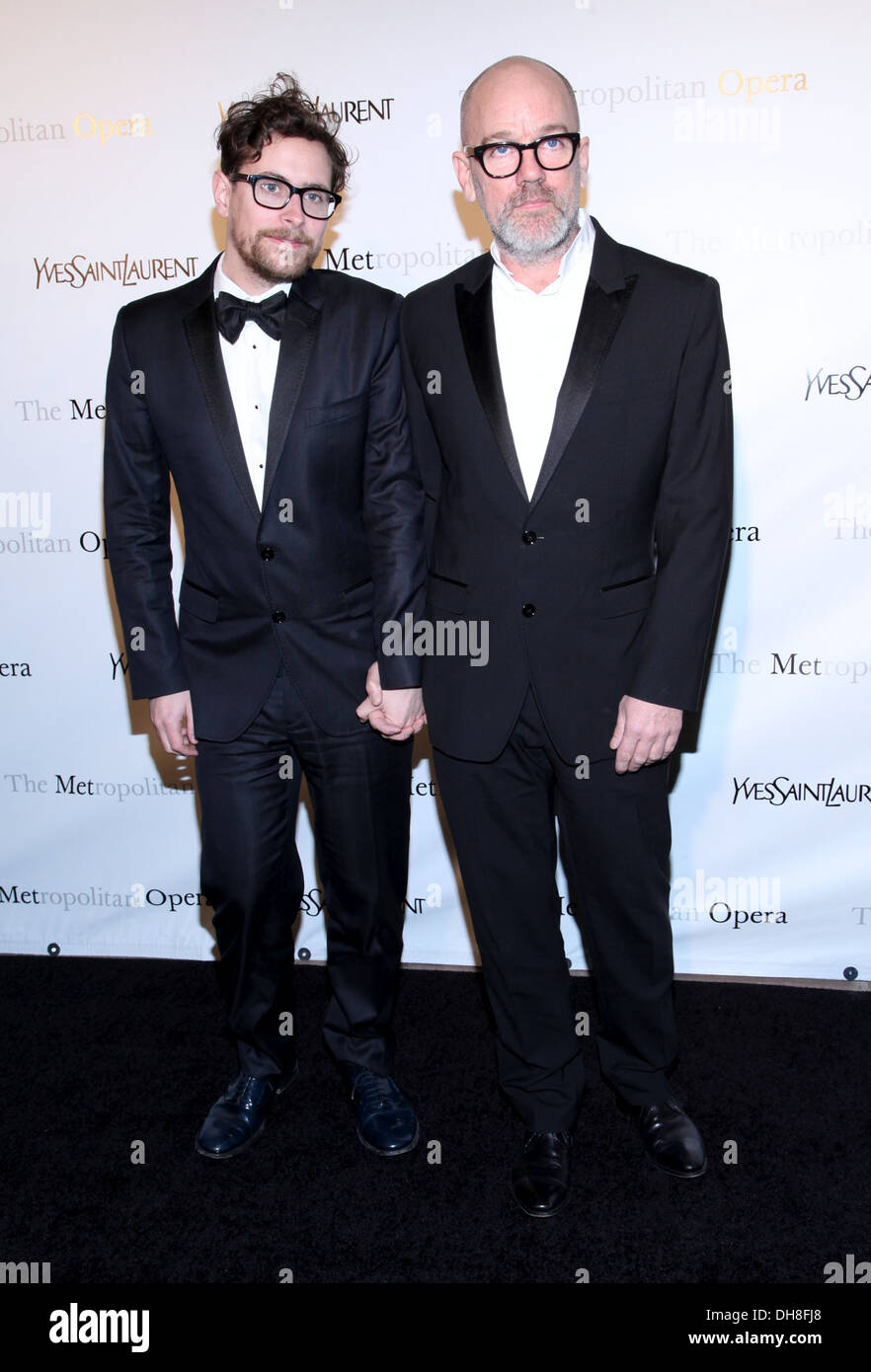 Thomas Dozel and Michael Stipe Metropolitan Opera's premiere of 'Jules ...