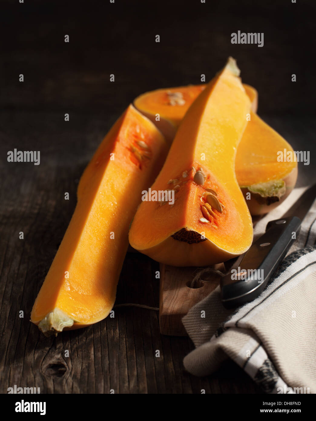 Raw organic pumpkin butternut hi-res stock photography and images - Alamy
