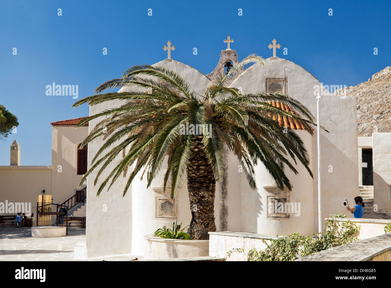 The Monastery of Moni Preveli, Finikas, Crete, Greece Stock Photo - Alamy