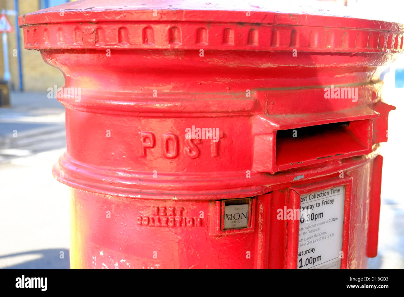 Red Post box Stock Photo - Alamy