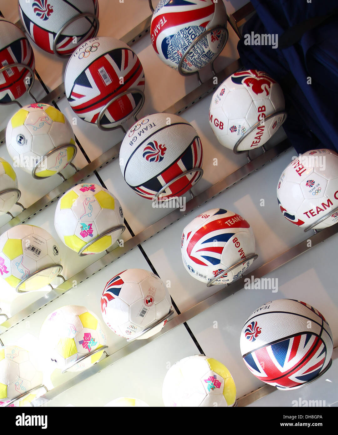The London Olympic Park John Lewis store selling Olympic merchandise at ...
