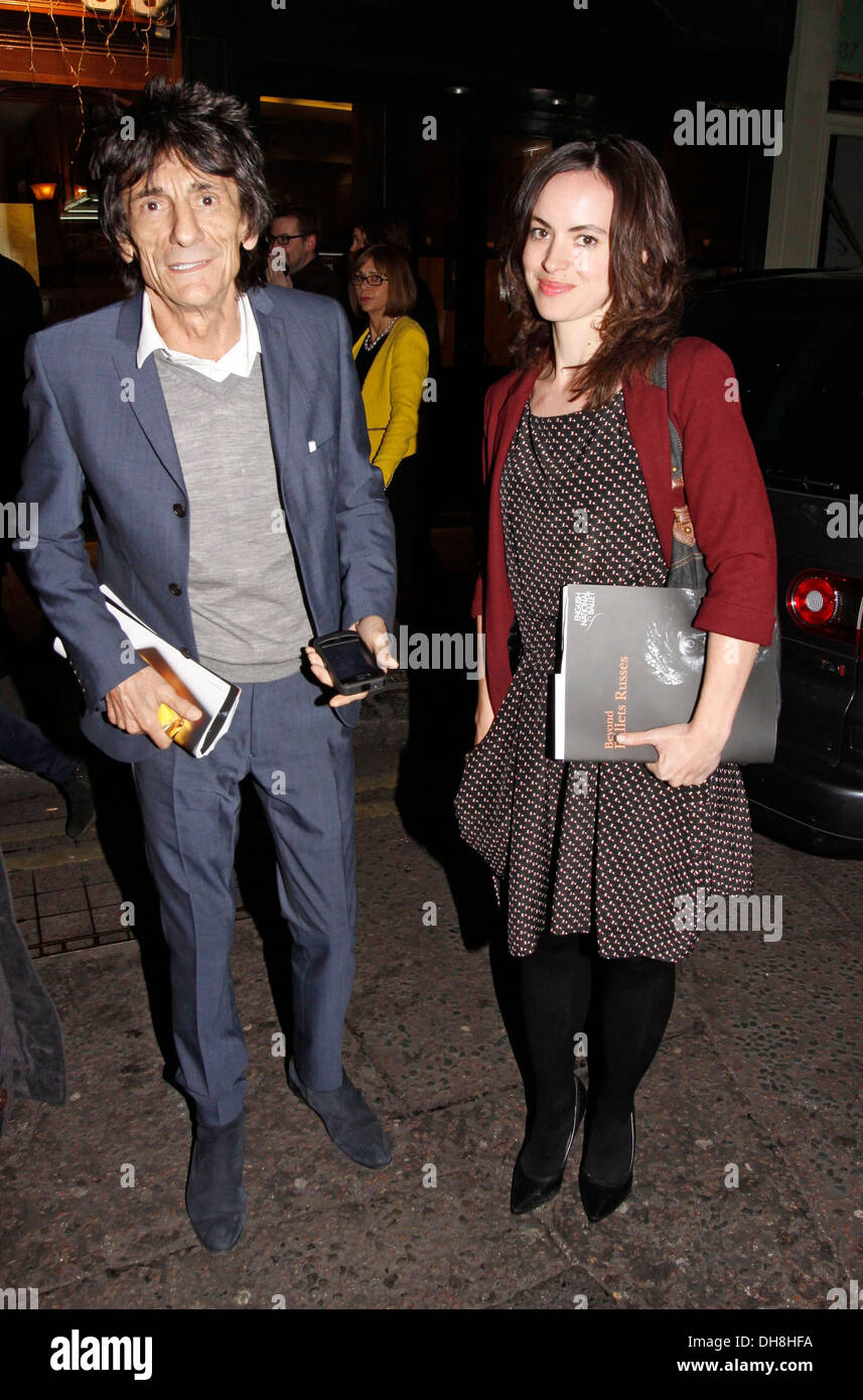 Ronnie Wood and Sally Humphreys Beyond Ballet Russes - first night at ...