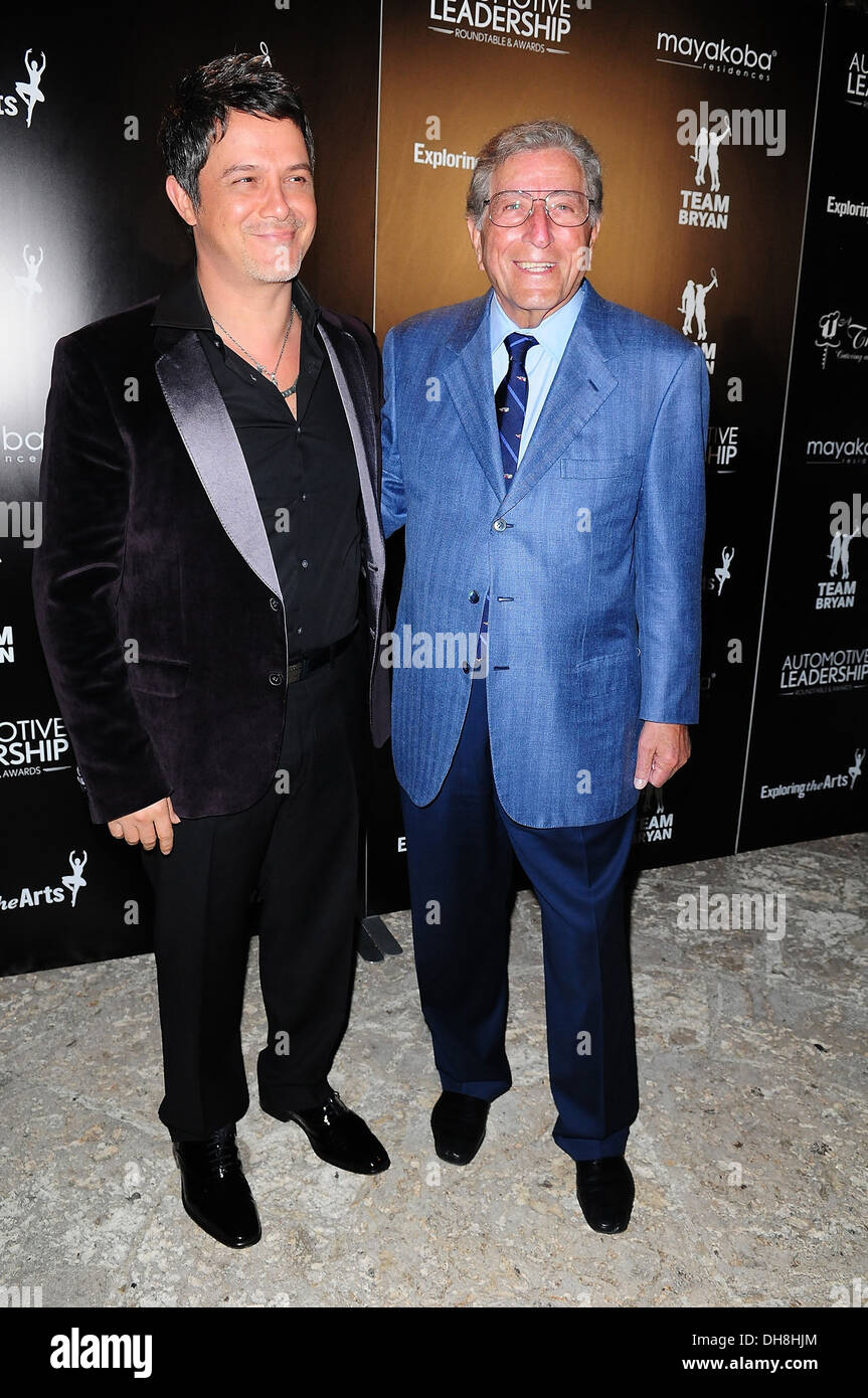 Alejandro Sanz and Tony Bennett Tony Bennett Benefit Gala/Concert to ...