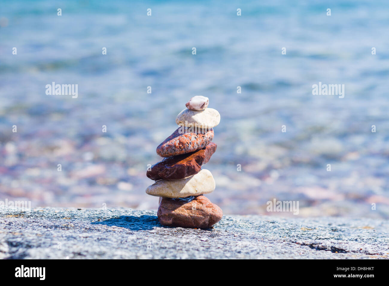 Beautiful stones on the beach Stock Photo - Alamy