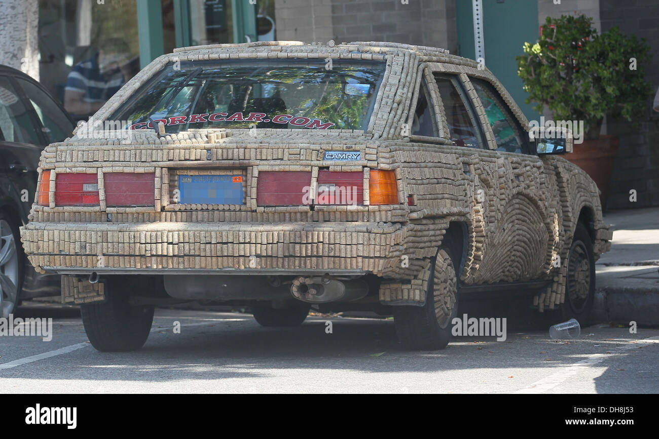 What a Corker! A car covered in corks known as 'The Cork Car' is seen ...