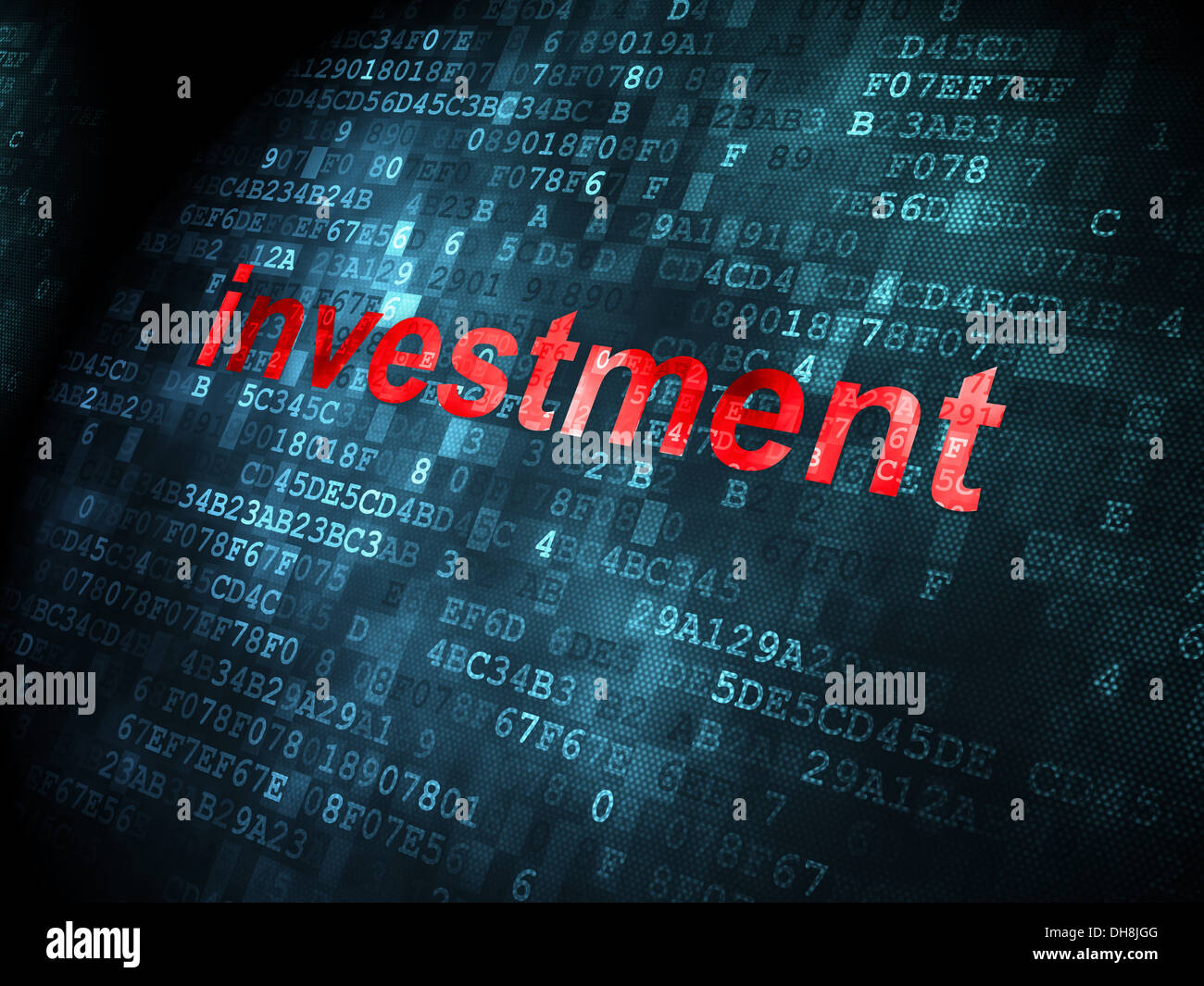 Business concept: Investment on digital background Stock Photo - Alamy