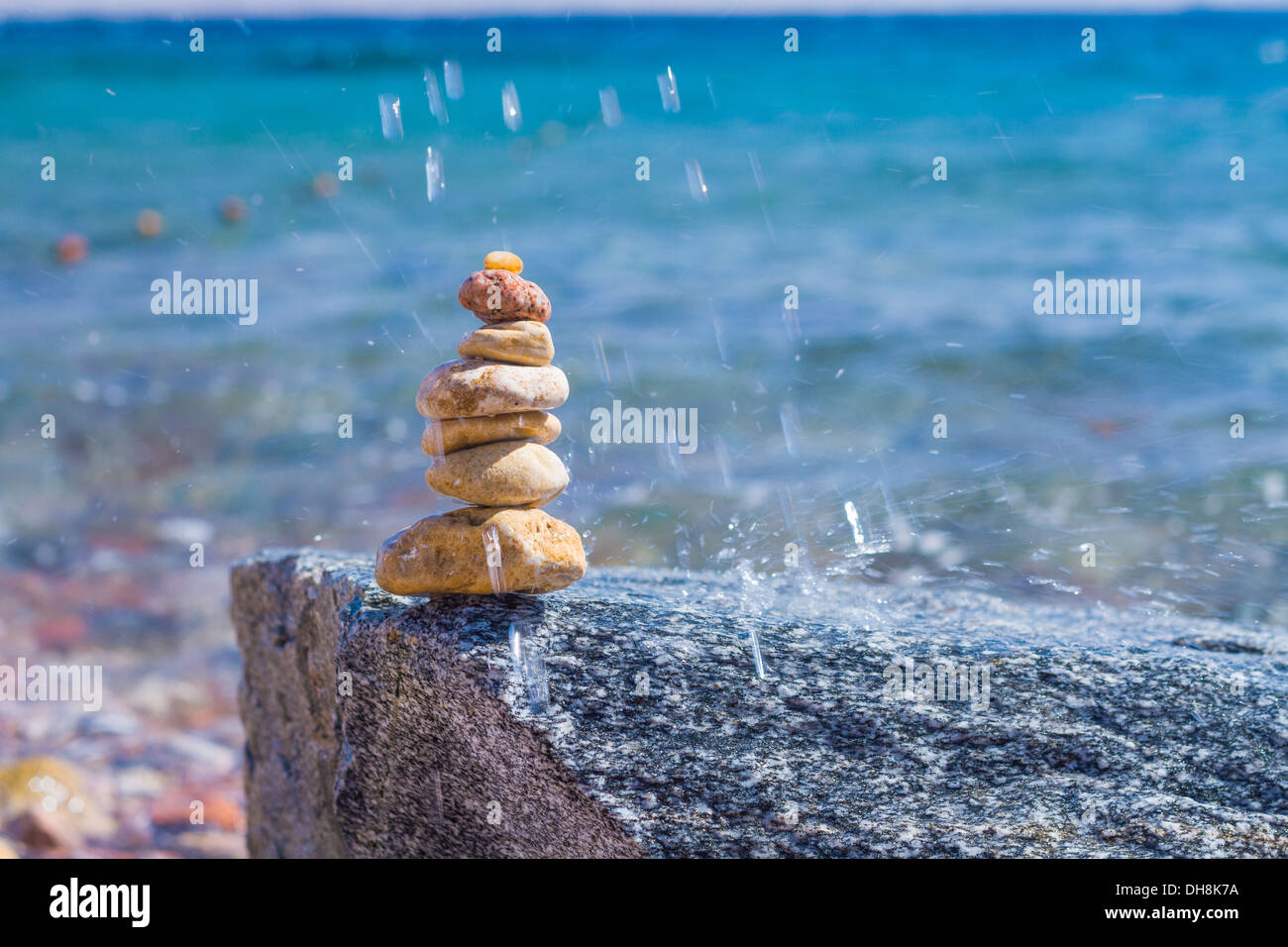 Beautiful stones on the beach Stock Photo - Alamy