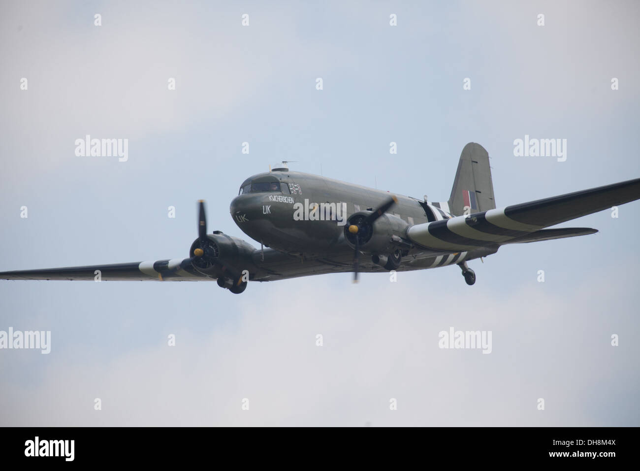 Dakota aircraft of the Battle of Britain memorial Flight at a ...