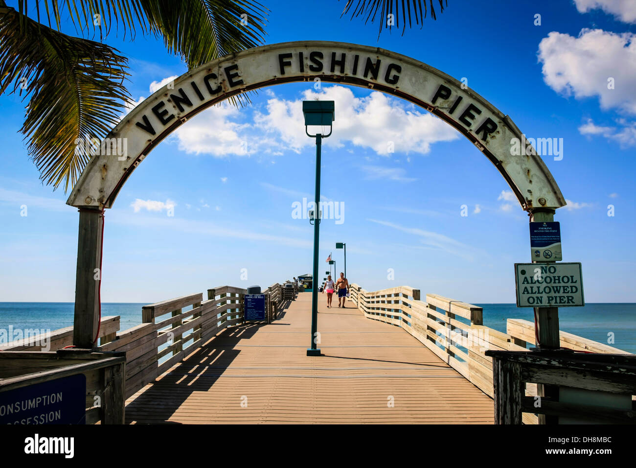 Venice Fishing Pier, Florida Stock Photo - Alamy
