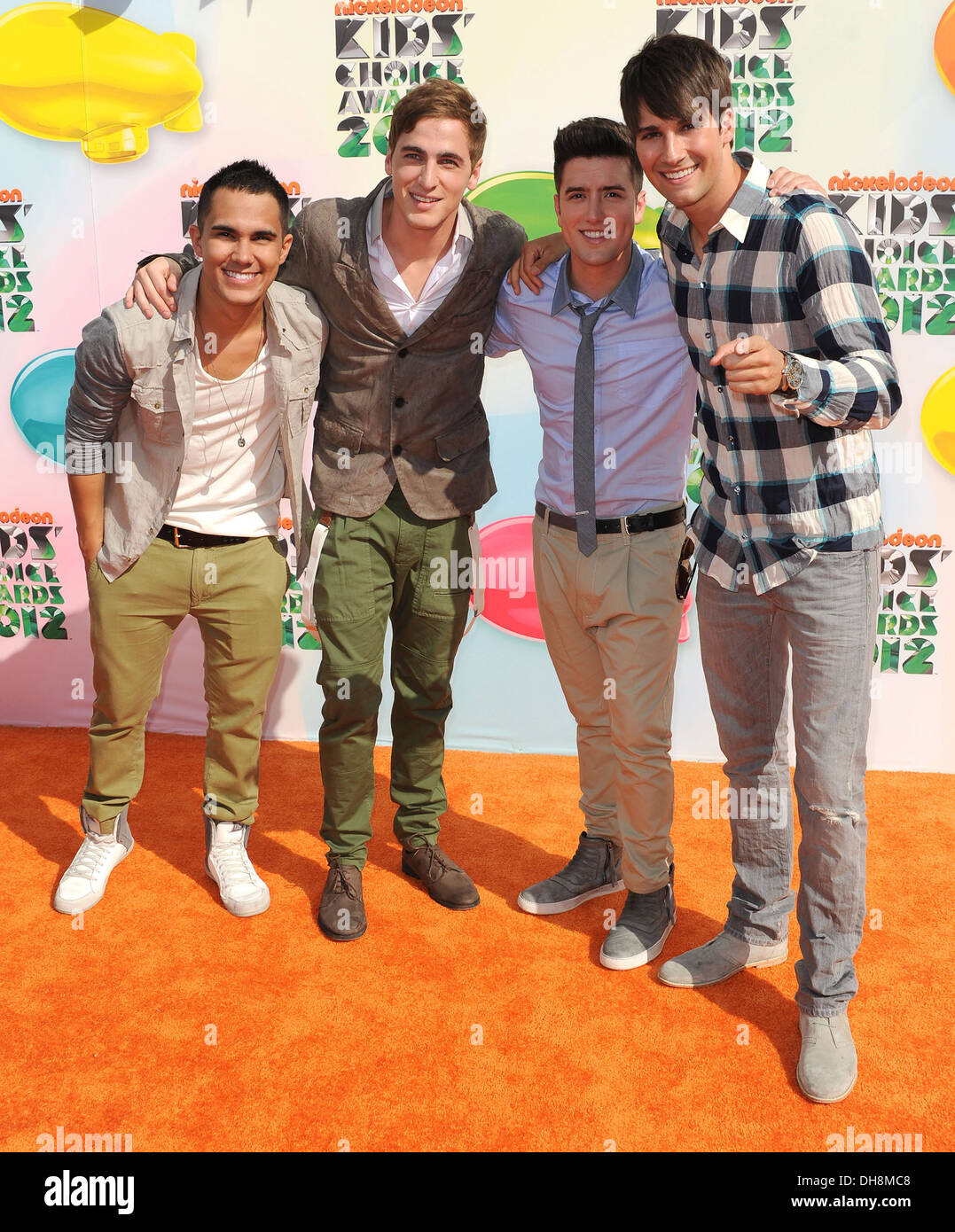 Big Time Rush 2012 Kids Choice Awards held at Galen Center - Arrivals ...