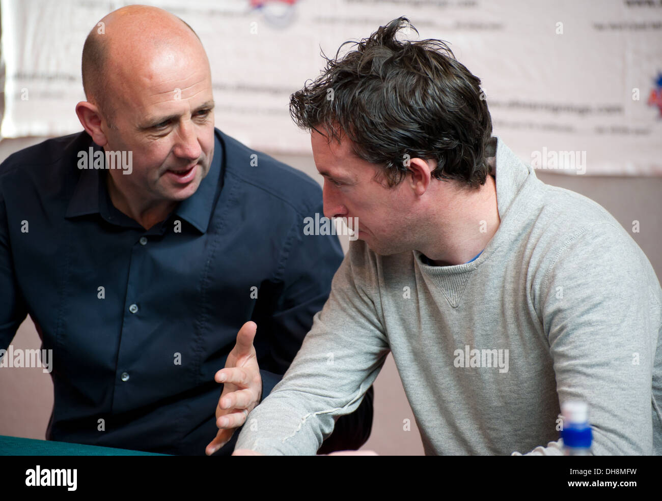 Gary McAllister and Robbie Fowler 2012 Memorabilia Show at NEC ...