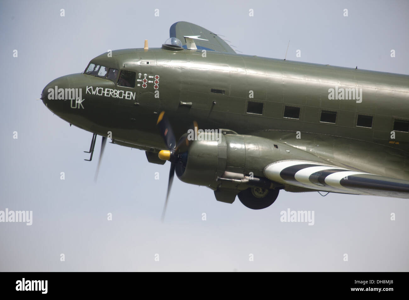 Dakota aircraft of the Battle of Britain memorial Flight at a ...