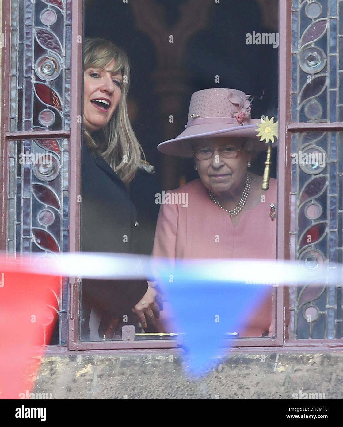 Queen Elizabeth II at Manchester Town Hall Manchester, England - 23.03. ...