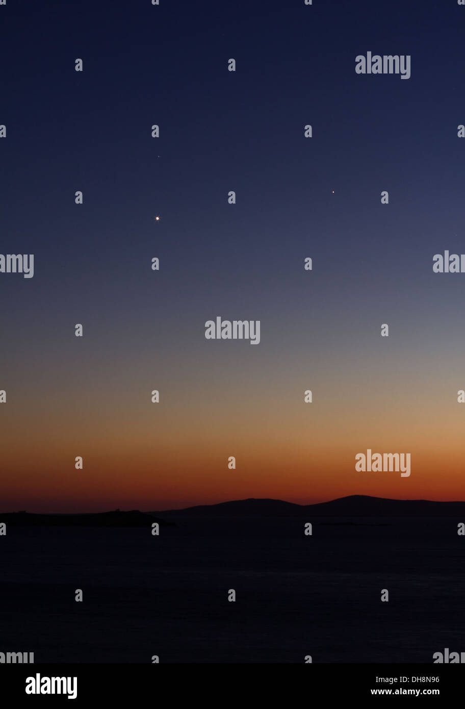 Beautiful mediterranean sea sunset hi-res stock photography and images ...