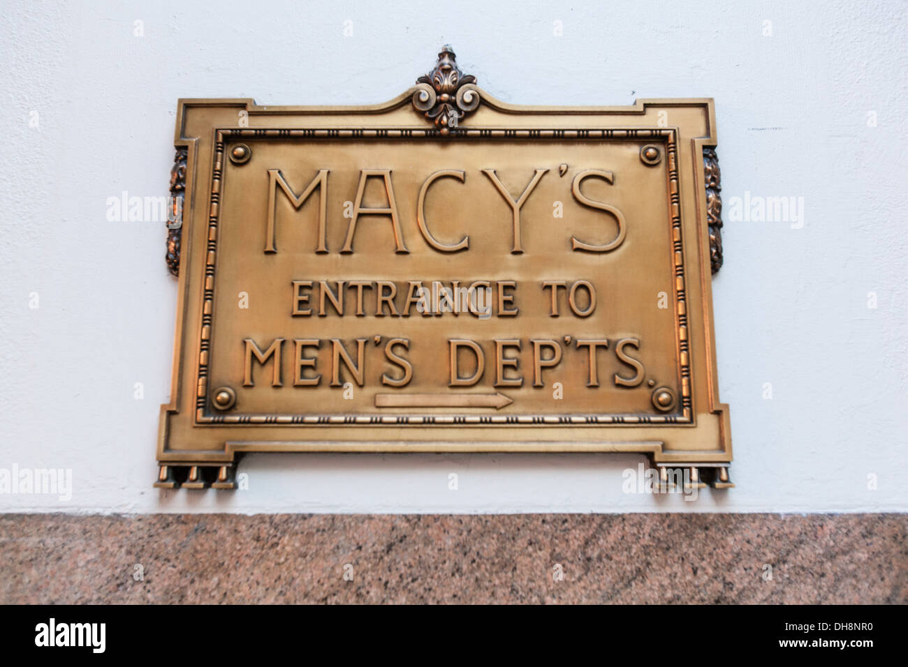 Macy's Department store sign, Manhattan, New York City, United States ...
