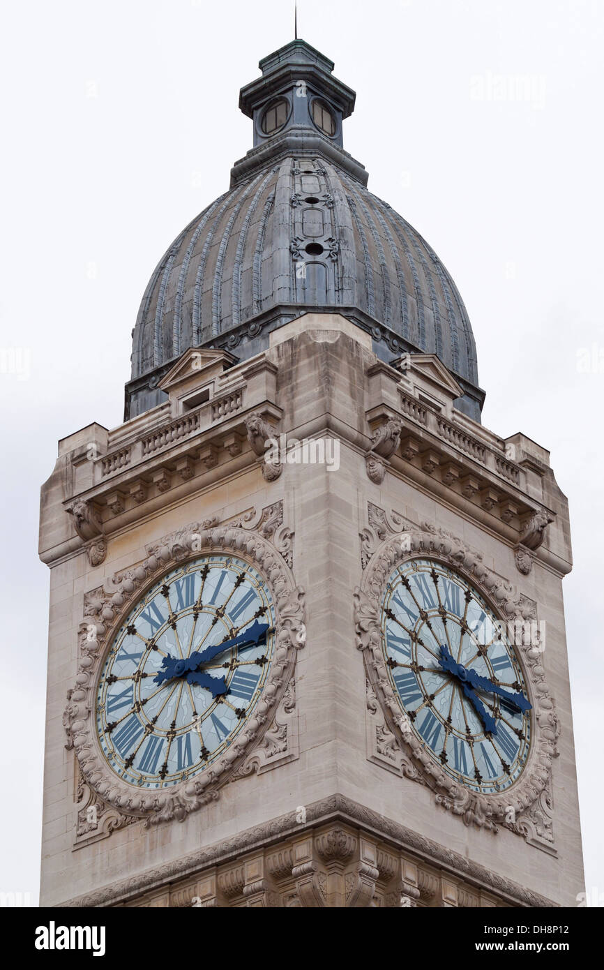 Clock Tower in Paris, France Stock Photo - Alamy
