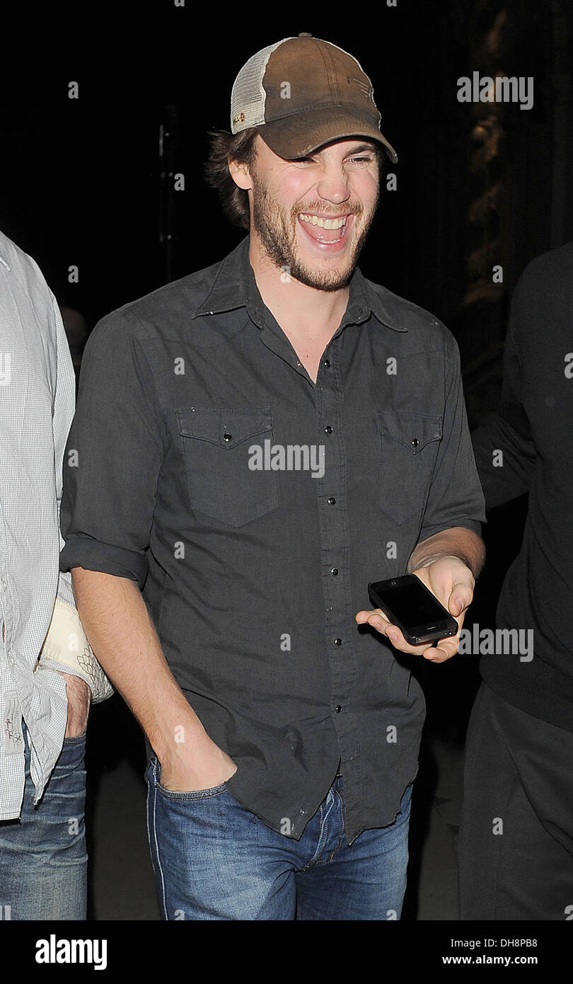 Taylor Kitsch arriving back at his hotel. London, England - 28.03.12 ...