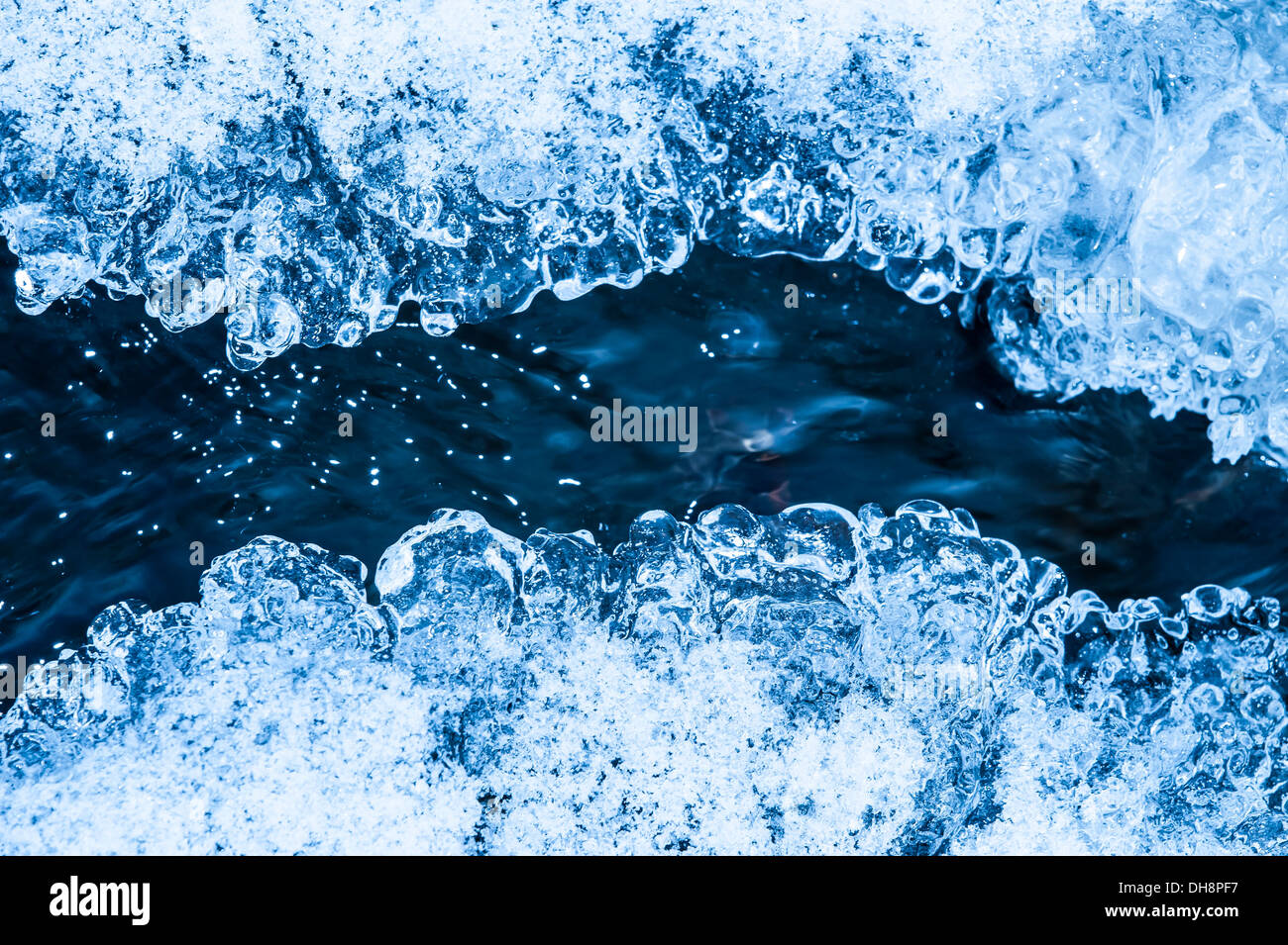 blue ice in detail Stock Photo - Alamy