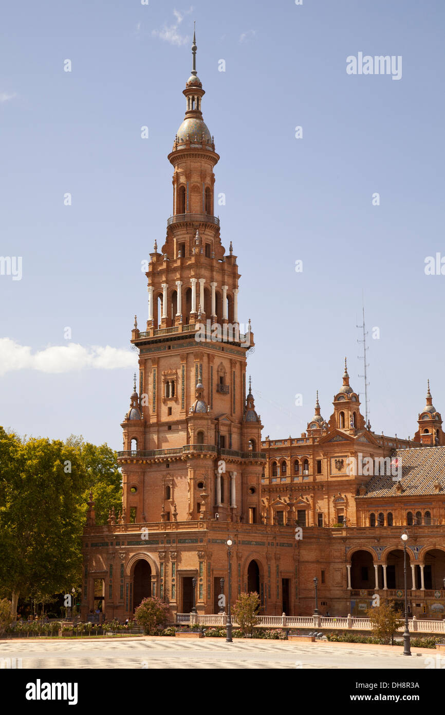 Plaza de Espana, Sevilla, Andalusian, Spain, Europe Stock Photo - Alamy