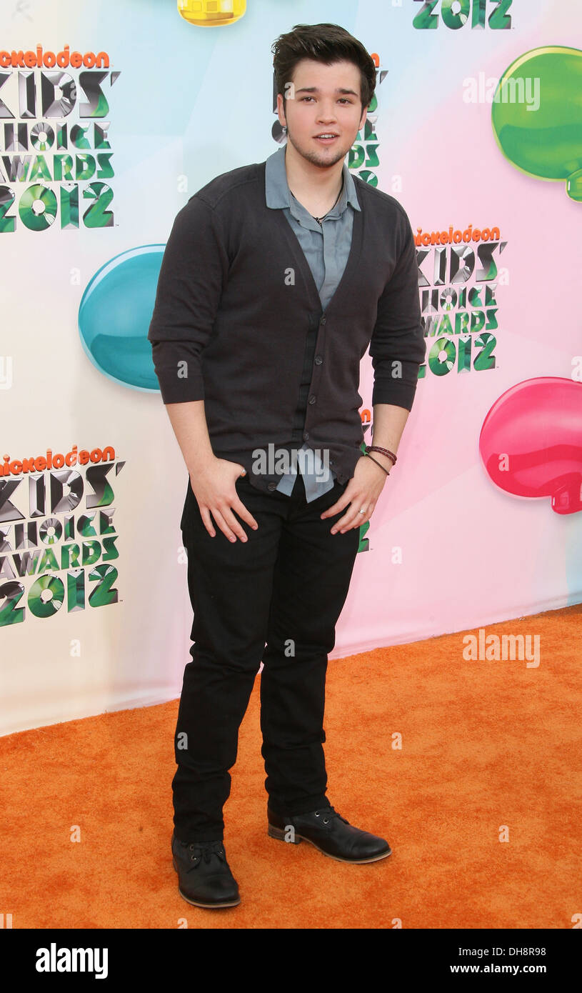 Nathan Kress 2012 Kids Choice Awards held at Galen Center - Arrivals ...