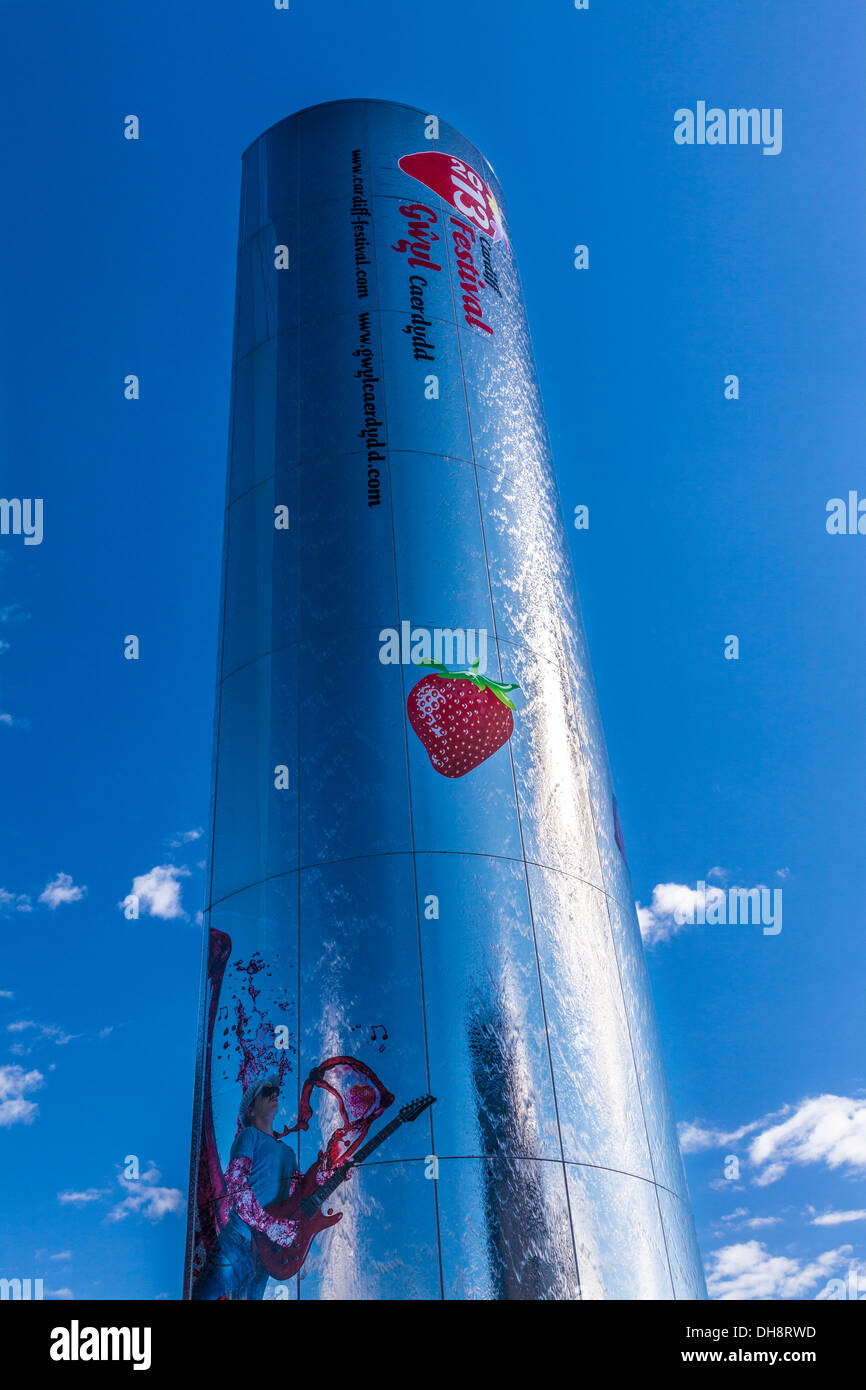 The Water Tower in Roald Dahl Plass, Cardiff Bay is a 70ft high ...