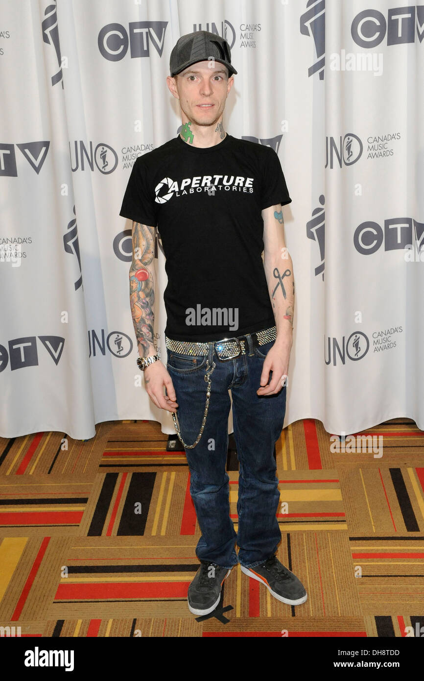 Deadmau5 2012 JUNO Awards - Press Room Ottawa, Canada - 01.04.12 Stock ...