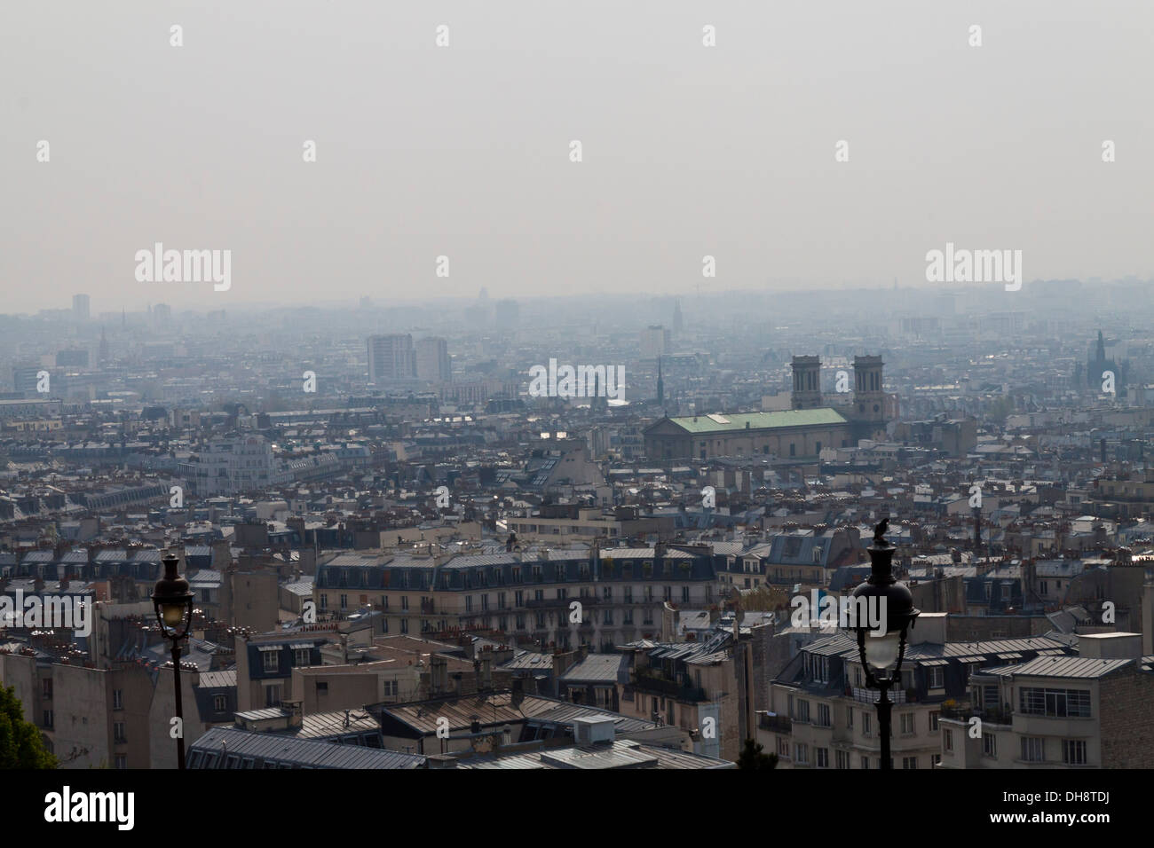 View over Montmartre in Paris, France Stock Photo - Alamy