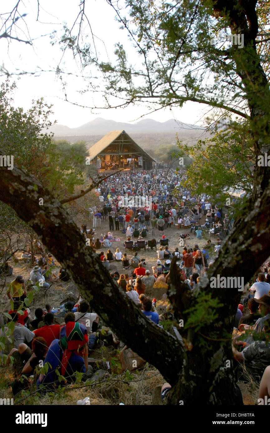Oppikoppi.10. August 2005, Northam, Limpopo,South Africa. Celebrating ...
