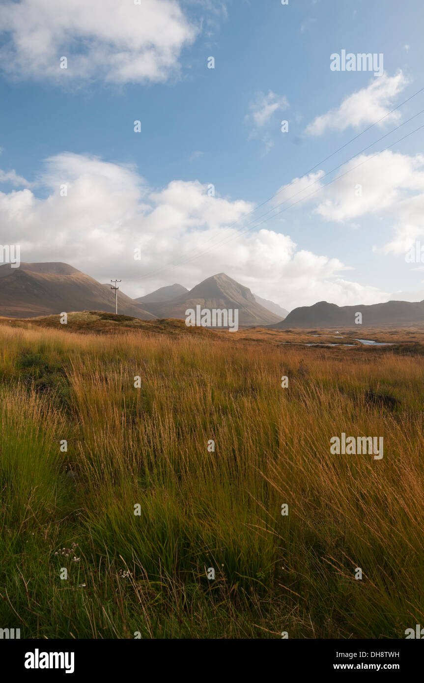 The Cuillin Hills from Sligachan Isle of Skye Scotland UK Stock Photo ...