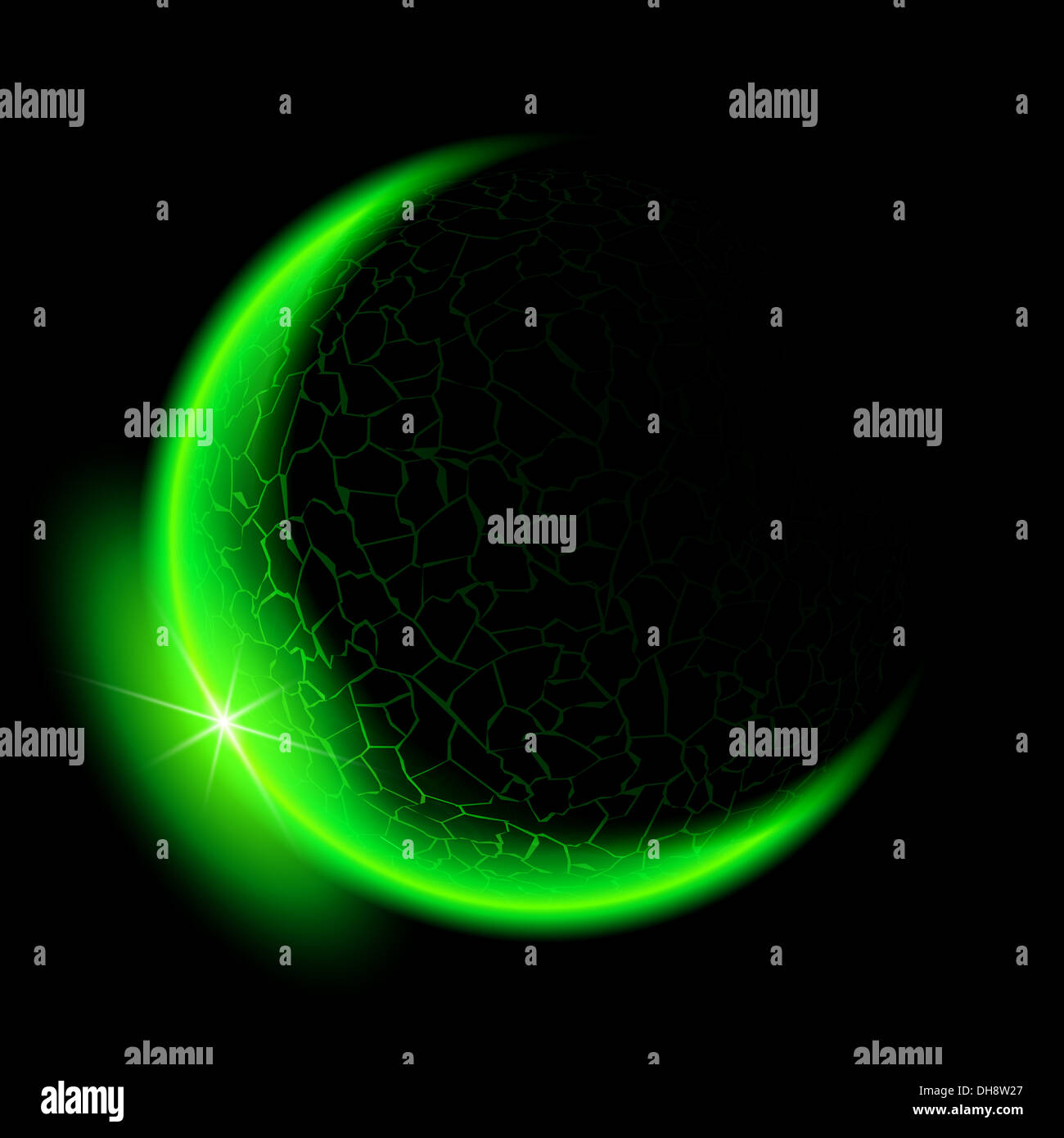 Green crescent hi-res stock photography and images - Alamy