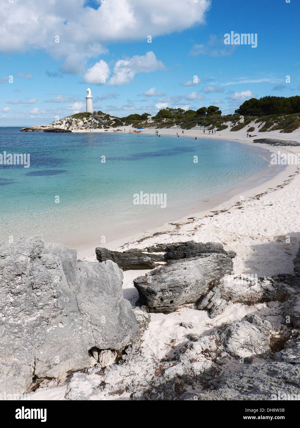Bathurst lighthouse, Rottnest island, western Australia Stock Photo - Alamy