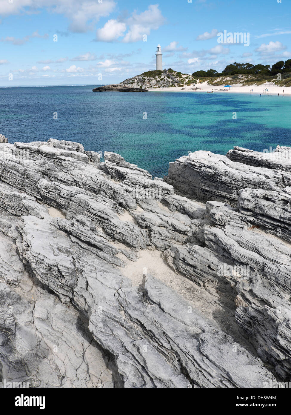 Bathurst lighthouse, Rottnest island, western Australia Stock Photo - Alamy