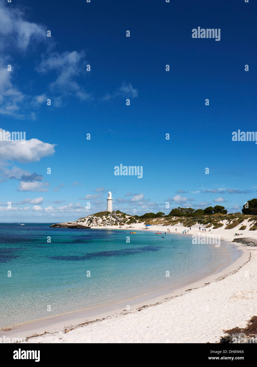 Bathurst lighthouse, Rottnest island, western Australia Stock Photo - Alamy