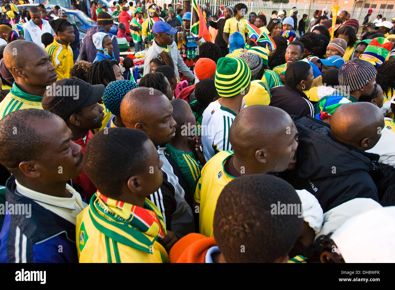 Bricks Mokolo joins the other members of his community at the Sebokeng ...