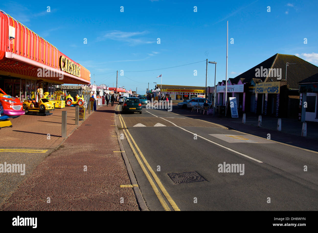 Norfolk Coastal Resort of Hemsby Stock Photo - Alamy