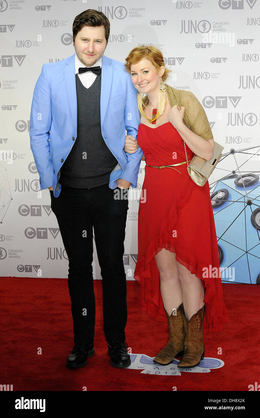 Jenn Grant 2012 JUNO Awards arrival at The Scotiabank Place. Ottawa ...